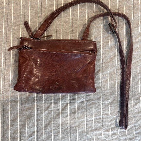 Wild West | Bags | Wild West Los Angeles Chestnut Brown Leather Ana ...